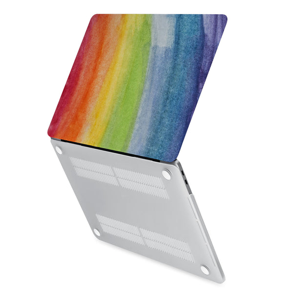 Buy Monogrammed Personalized Macbook Case - Rainbow – Vista Case